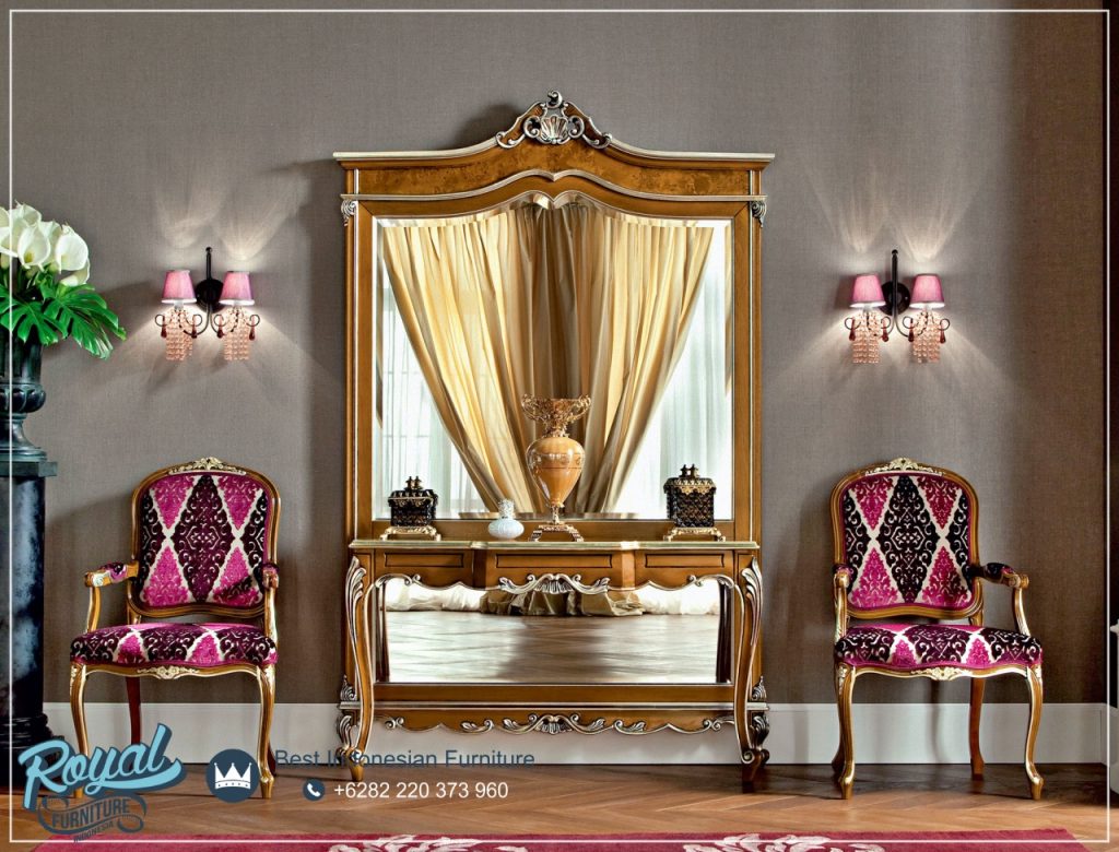 Meja Console Set Classic Casanova 2 Kursi | Royal Furniture